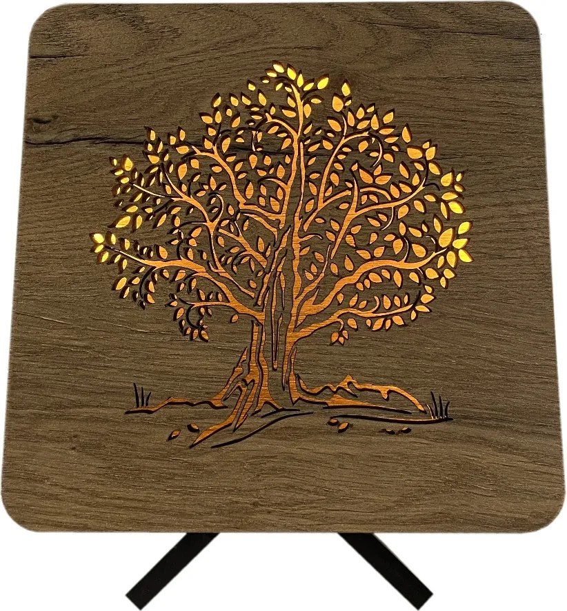 Li-Go "Lípa" lampa 31x31 cm provedení povrchu: jedle