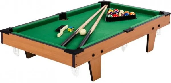 Mini kulečník pool s příslušenstvím 92 x 52 x 19 cm - světlý OEM M40440