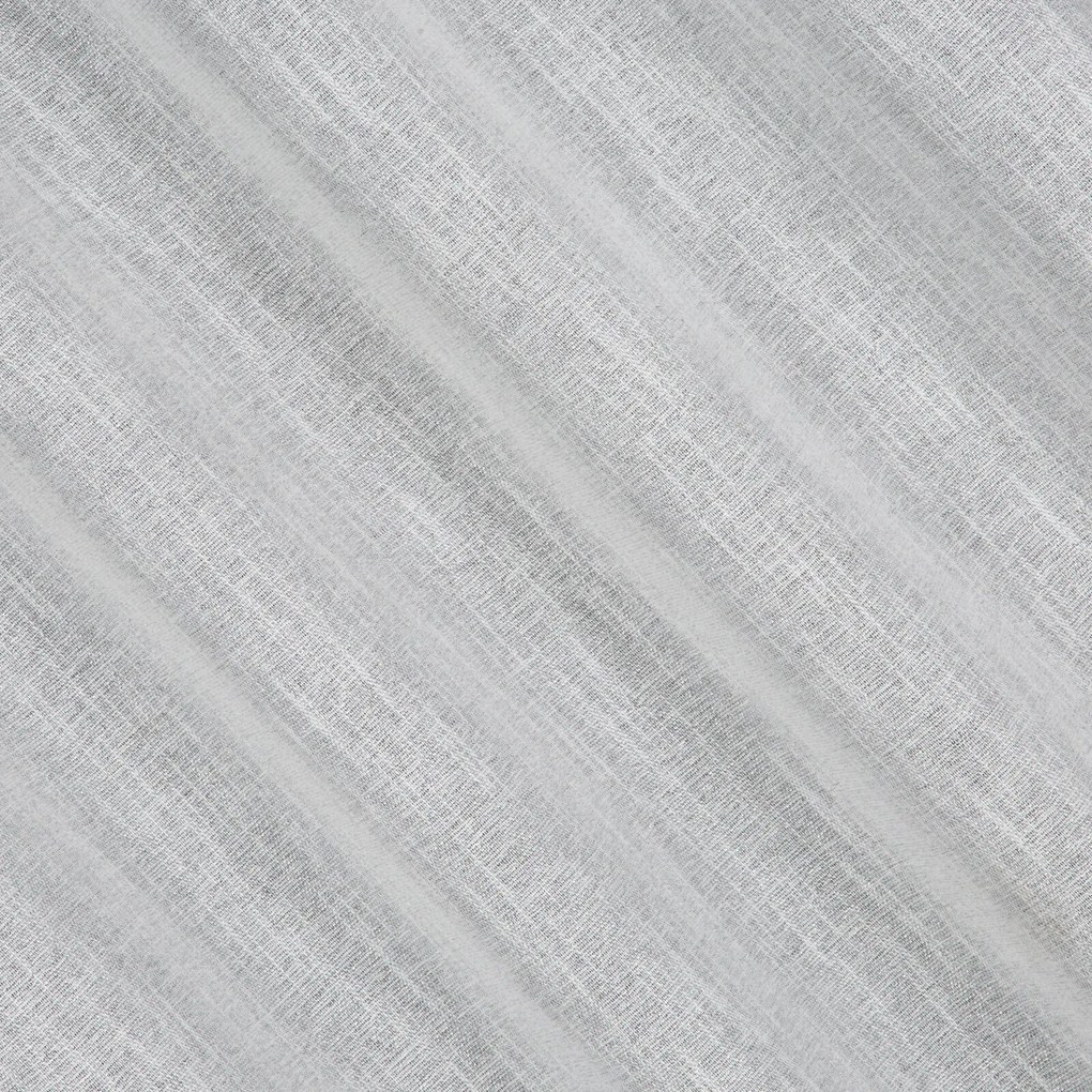 ZÁVĚS NA KROUŽCÍCH AGNES 140X250 CM BÍLÁ