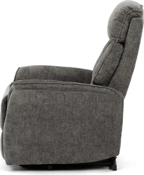 Polohovací křeslo šedé, elektrické TV-H9727 GREY2