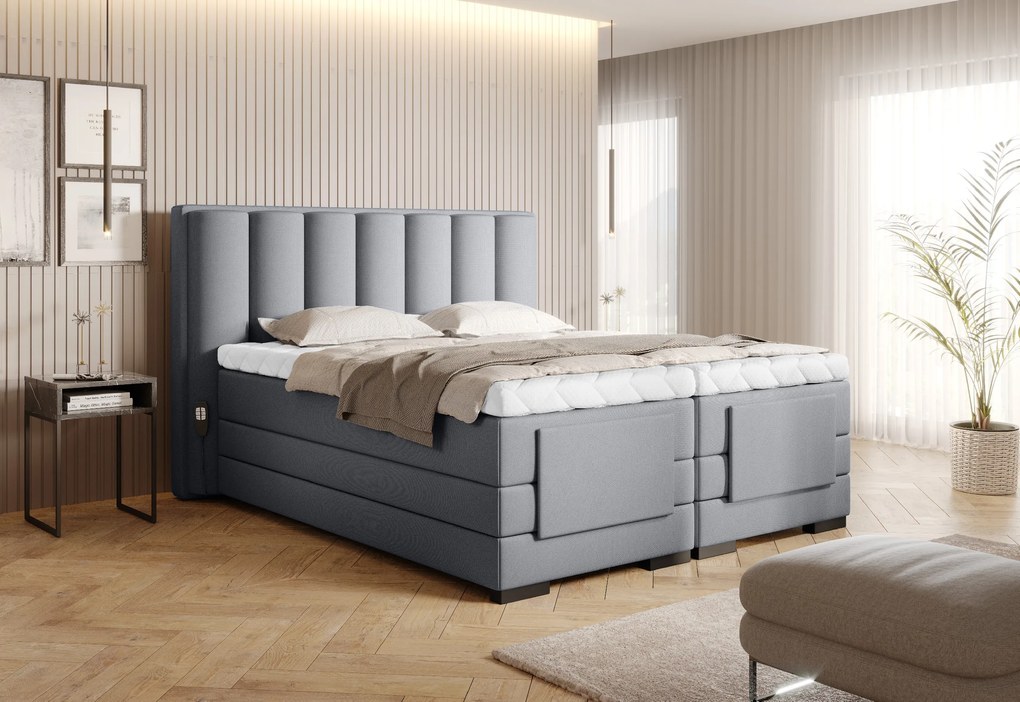 Veros boxspring postel 180x200 Materiál / Dekor: Flores 10