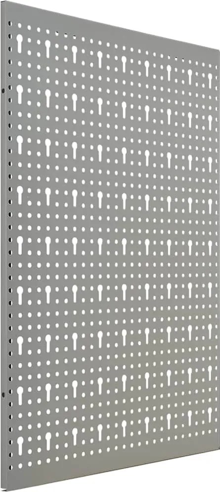 Nástěnné děrované panely 4 ks 40 x 58 cm ocel 145350