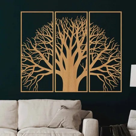 Vícedílný obraz Strom života – Elegantní dřevěné dekorace | SENTOP HDF0190