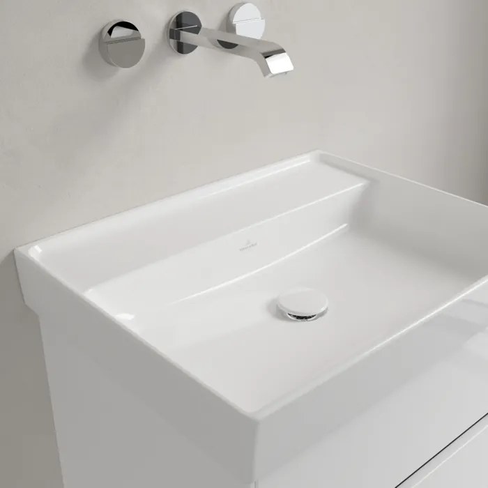 VILLEROY & BOCH Villeroy &amp; Boch COLLARO - Umyvadlo 600x470x160 mm, bez přepadu, bílá Alpin 4A336301