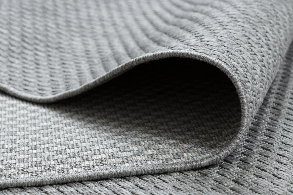 Dywany Łuszczów Kusový koberec Timo 6272 Light grey – na ven i na doma Rozměry koberců: 80x150