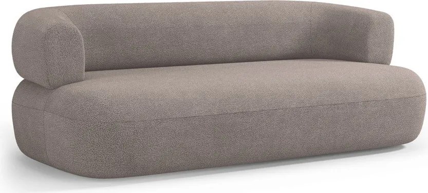 Světle hnědá pohovka z textilie bouclé 178 cm Jenny – Micadoni