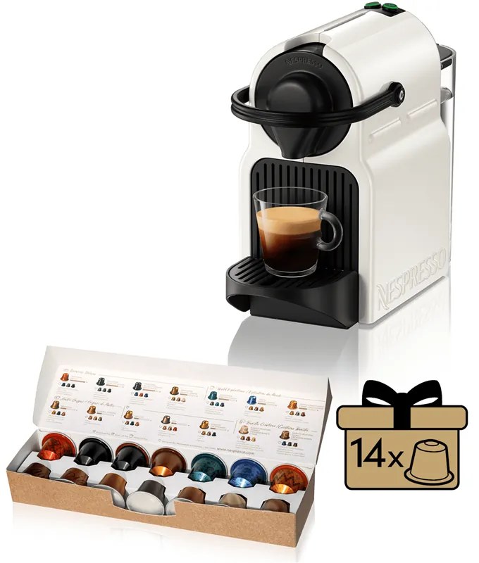 Kapslový Kávovar Krups Nespresso Inissia XN100110 bílý