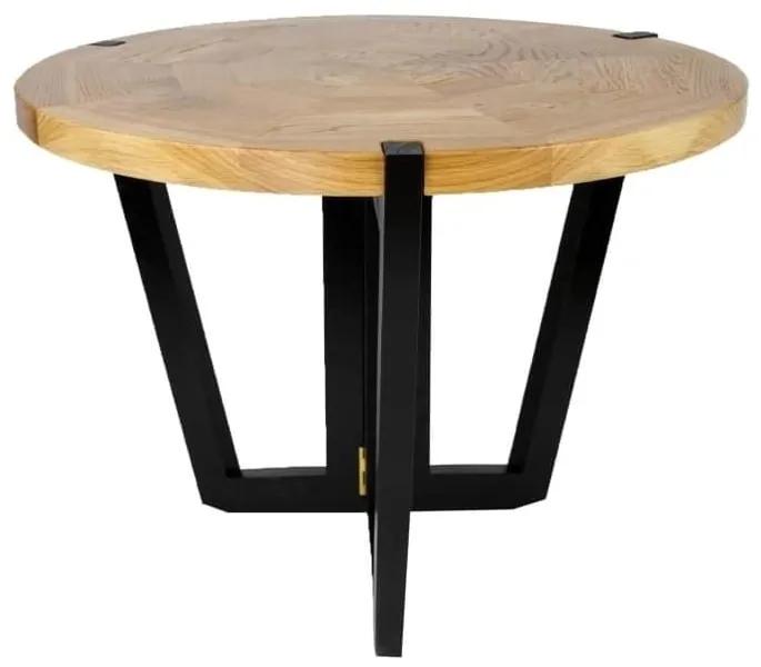 Konferenční stolek Dilmar 60 cm, dub/černá