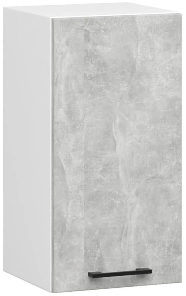 Kuchyňská linka Olivie 3 m beton/bílá/dub sonoma