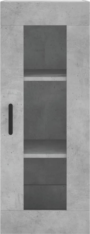 Skříň highboard betonově šedá 34,5x34x180 cm kompozitní dřevo 3199501