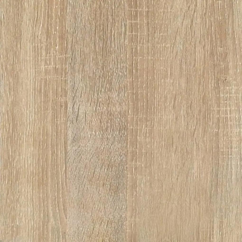 vidaXL Botník 102x36x60 cm kompozitní dřevo [819751] Barva: hnědý dub