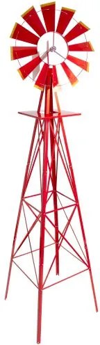 Tuin M02647 Větrný mlýn červený, 245 cm