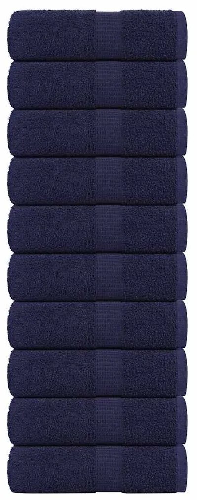 Ručníky FROGN 10 ks tmavě modré 30x30 cm 360 g/m² 136778