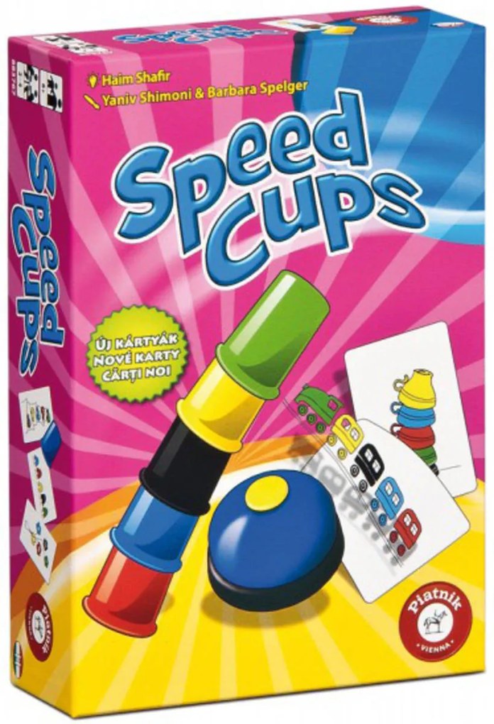 PIATNIK Hra Speed Cups zábava s kalíšky *SPOLEČENSKÉ HRY* pi883767