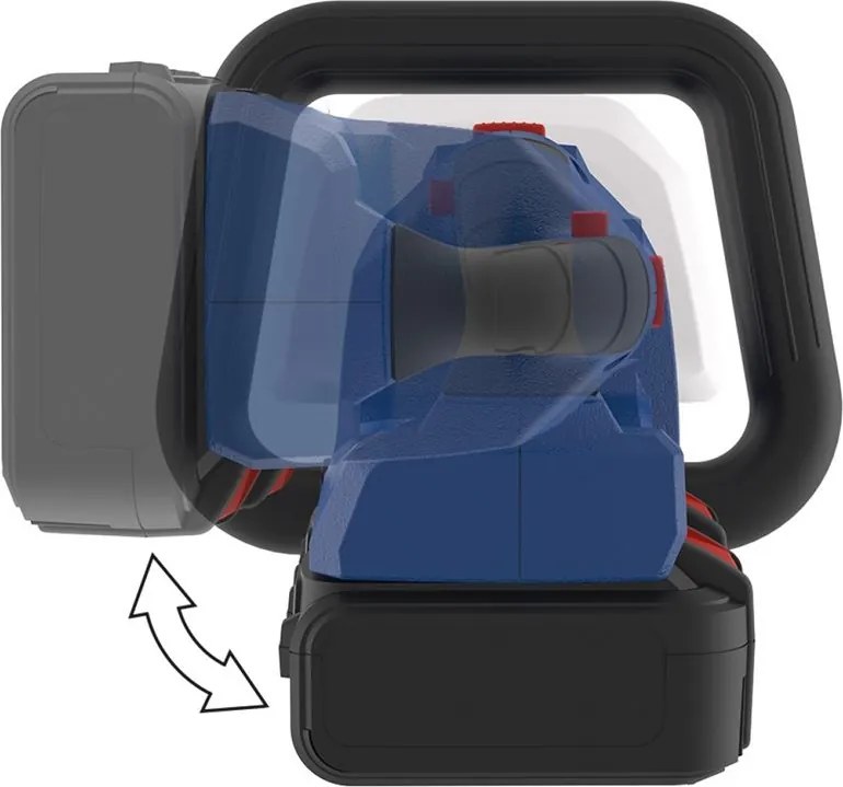 GüDE GMBH Güde HS 36-302-30 2x18V - akumulátorové nůžky na živý plot (s 2x3,0 Ah akumulátory a nabíječkou)