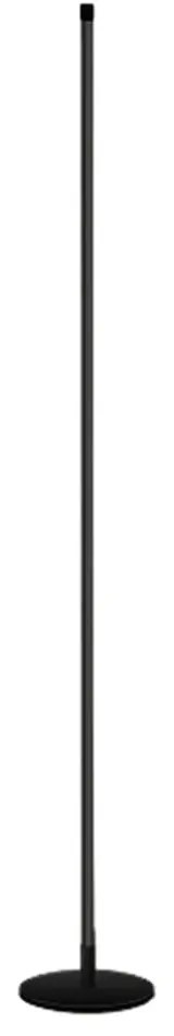 Černá stmívatelná LED stojací lampa na dálkové ovládání (výška 120 cm) – Squid Lighting