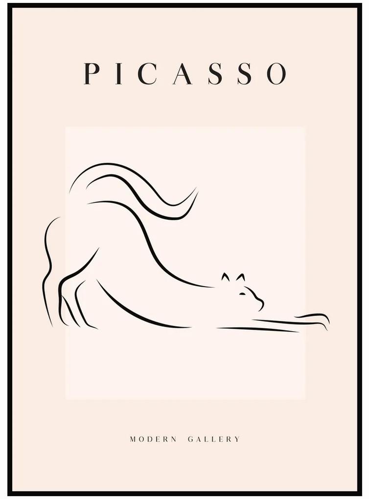 Pablo Picasso - Kočka 30 x 40 cm