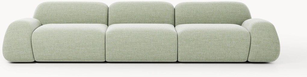 Modulární bouclé pohovka Wolke, 4místná
