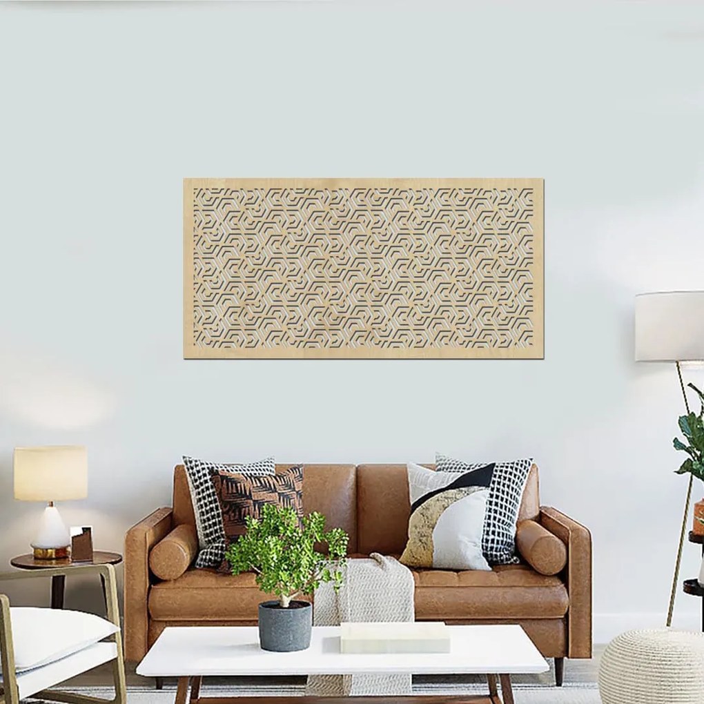 dřevo života Dekorační panel na stěnu LITTLE C Rozměry (cm): 20x40, Barevný vzor: Ořech