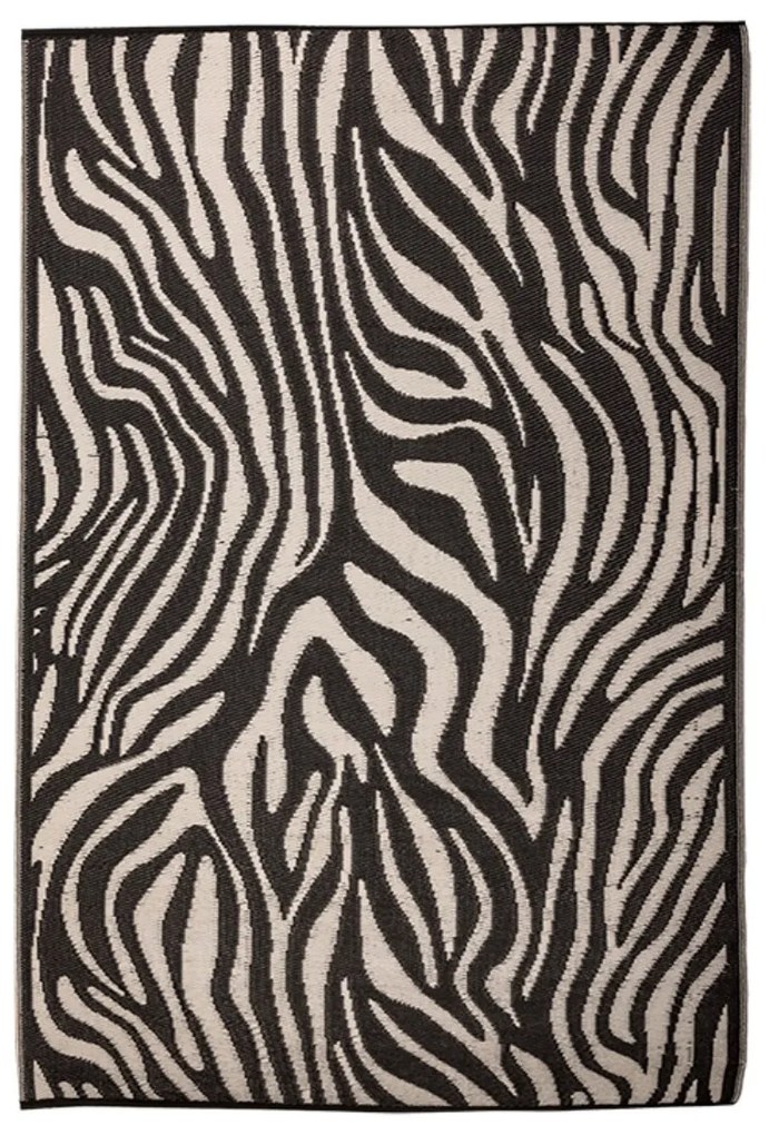 Koberec Zebra, 150x242,5 cm, bílá/černá