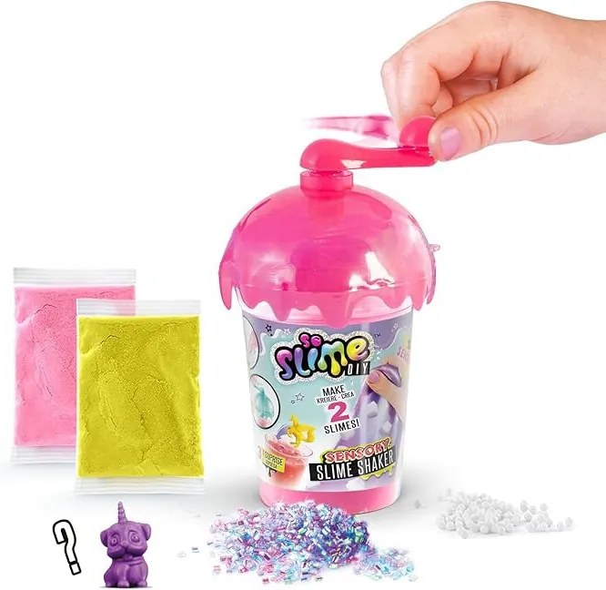 EP Line So Slime Shaker kelímek kreativní set výroba slizu se třpytkami 3 barvy ssc243