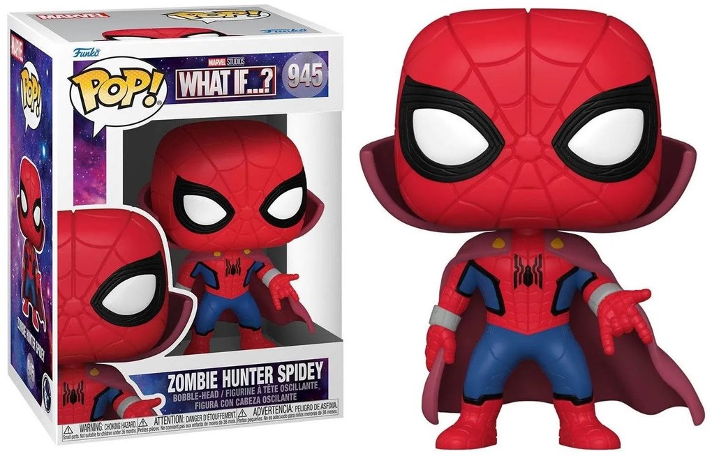 Figurka funko pop! marvel what if... ? zombie hunter spidey 945