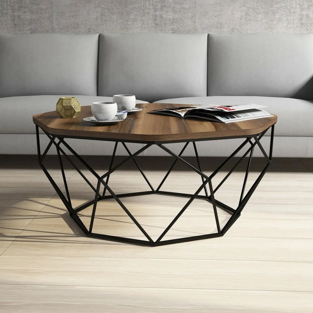 Konferenční stolek Diamond Walnut