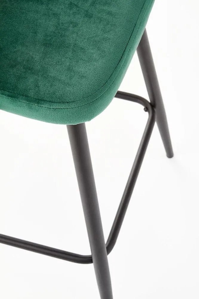 Intesi Židle barová Selli 65cm zelená