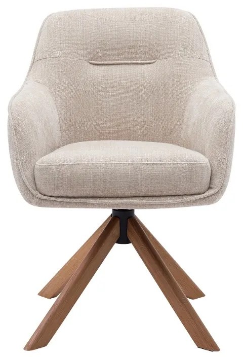 Designová otočná židle Sanjaya II len