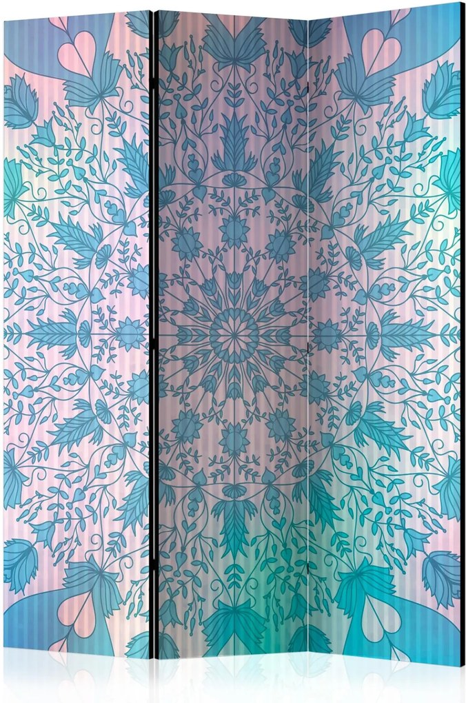 Paraván - Girly Mandala (Blue) [Room Dividers] 135x172