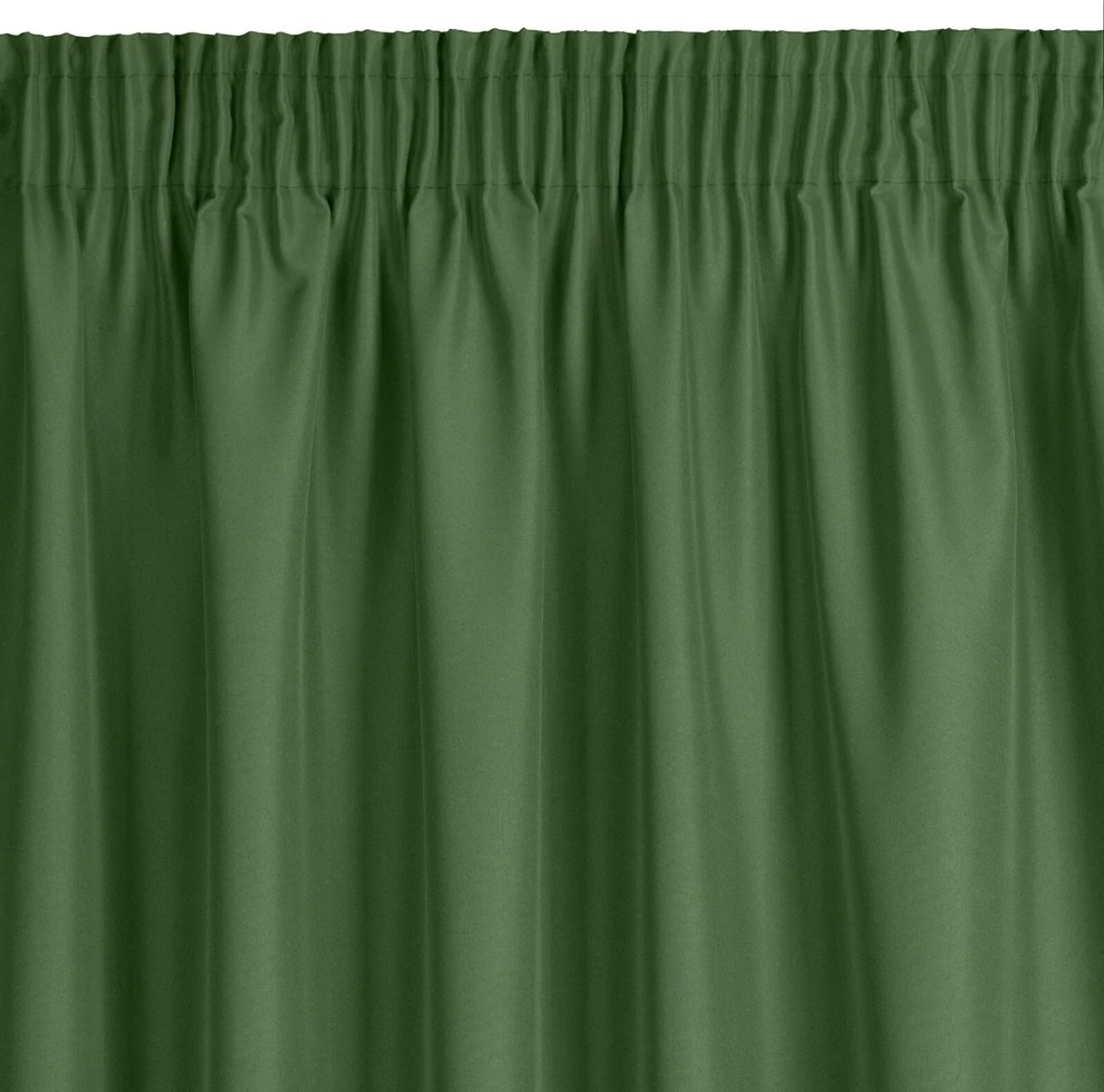 ZÁVĚS NA PÁSCE RITA 140X270 CM TMAVĚZELENÁ
