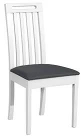 Jídelní židle ROMA 10 Tkanina 30B Bílá
