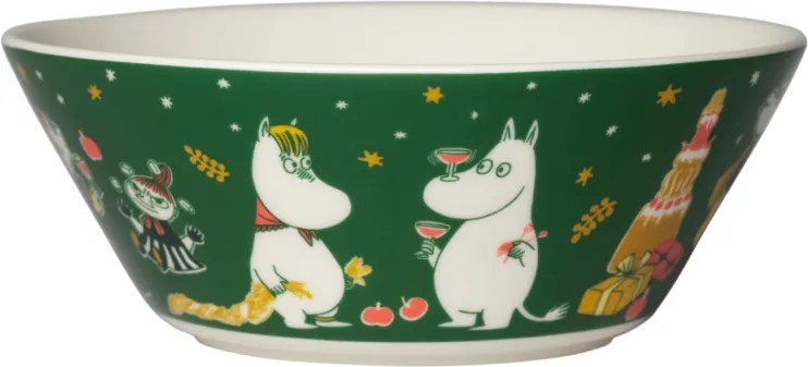 Miska Moomin Gift of Love 15cm, zelená