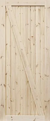 Posuvné Interiérové dveře Radex dřevěné LOFT Z Šířka dveří: 80 cm