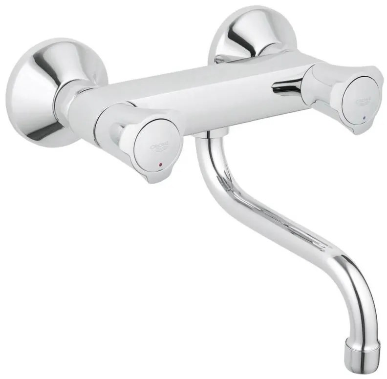 Grohe Costa - Dřezová baterie nástěnná, chrom 31187001