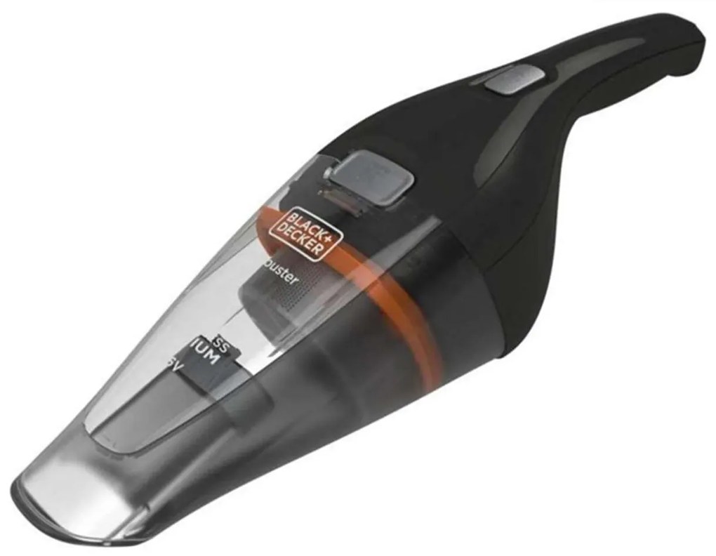BLACK+DECKER - 3,6V AKU ruční vysavač, nabíječka, černá NVC115BJL-QW
