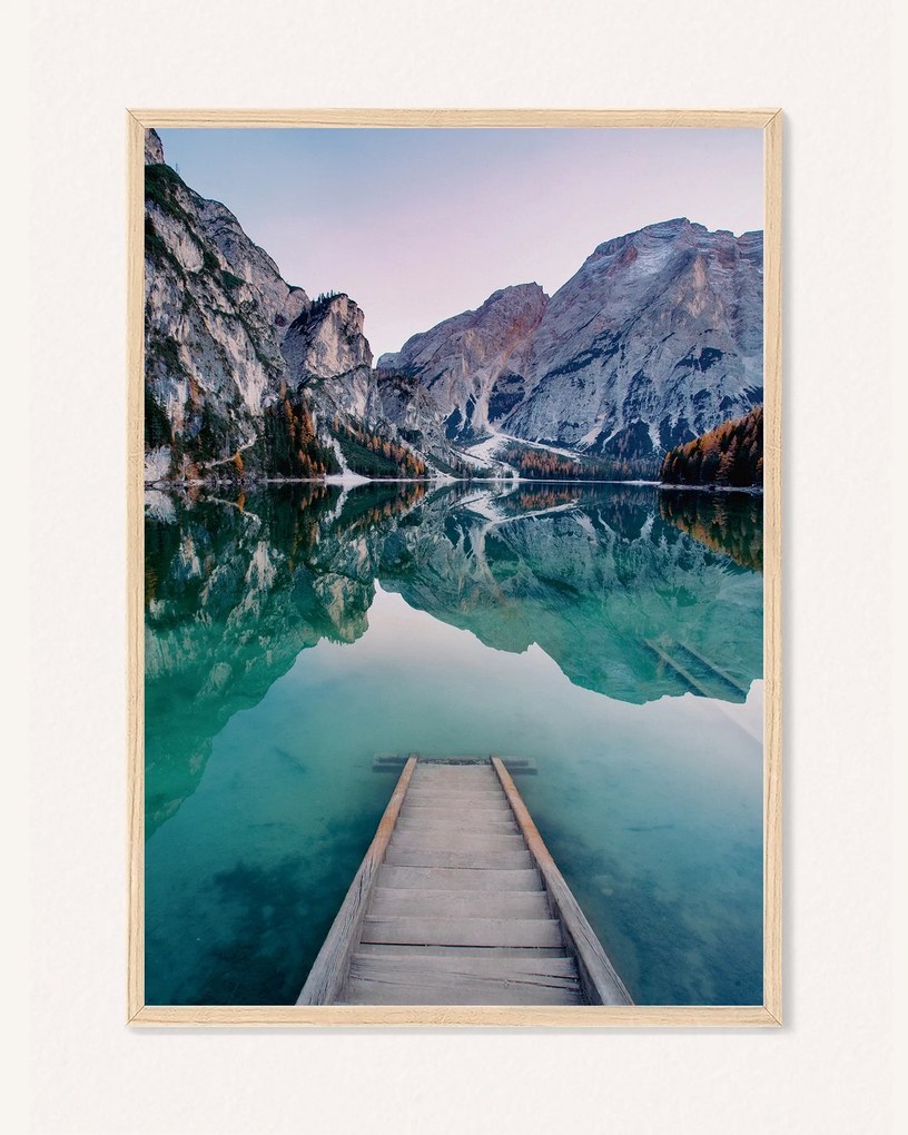 Oboustranný plakát Klidné Jezero / Horské Molo | 30 x 42 cm | DP351305