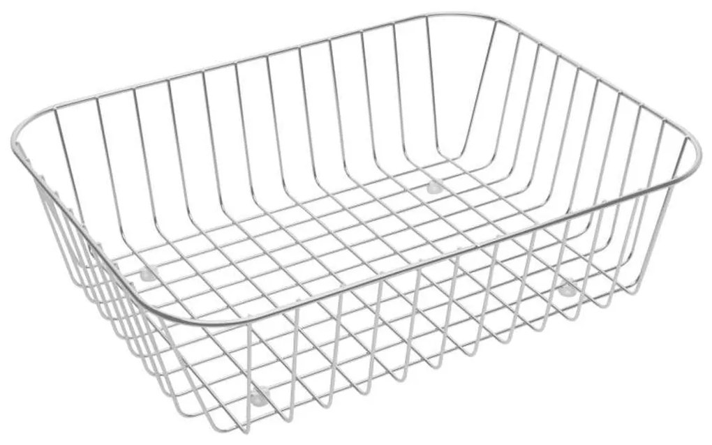 Villeroy & Boch - Drátěný koš 470x143x365 mm, kartáčovaná nerez 839700K1