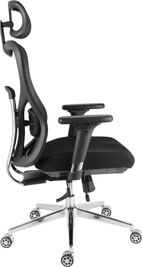 Kancelářská ergonomická židle Neoseat JAMES — černá, nosnost 150 kg