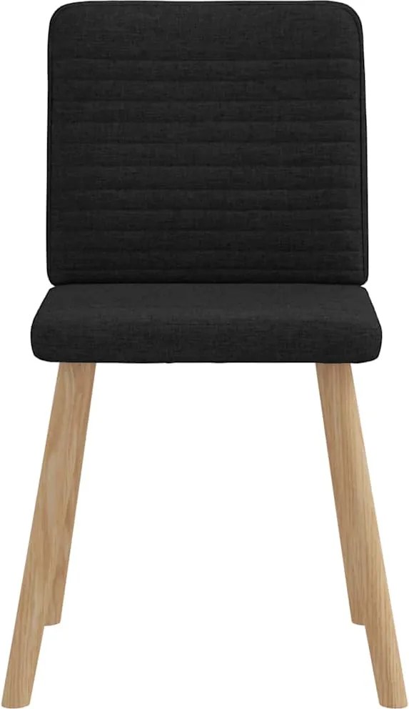 Jídelní židle 6 ks černé textil 3315516
