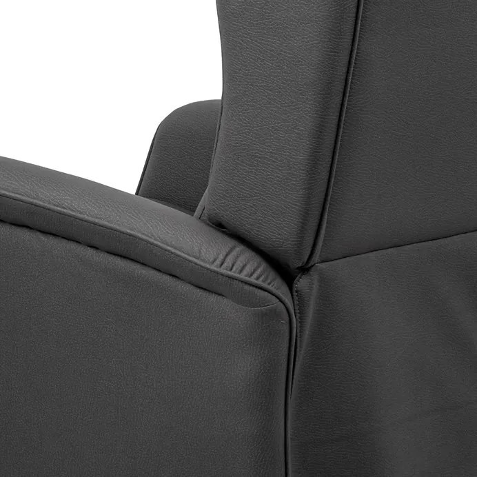 Polohovací křeslo, elektrické kabelové ovládání, šedá, látka, TV-1192 GREY2 Barva: šedá