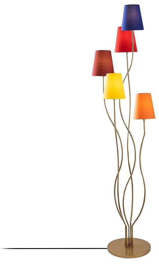 Designová stojanová lampa Daneil IV 160 cm vícebarevná