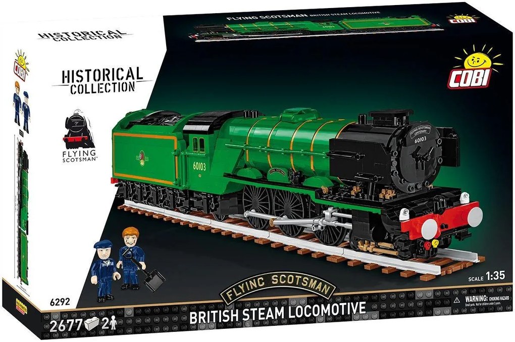 Cobi 6292 flying scotsman – britská parní lokomotiva