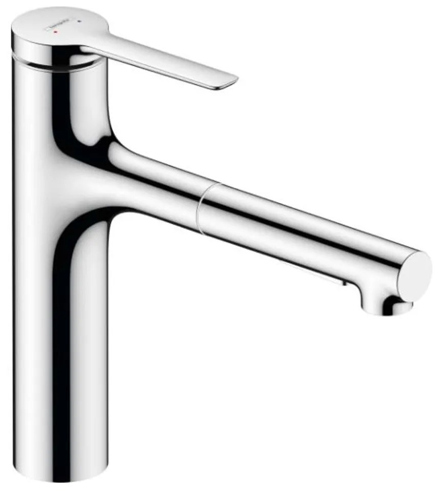 Hansgrohe - Dřezová baterie 160, s výsuvnou sprškou, sBox lite, chrom 74804000ROZ1
