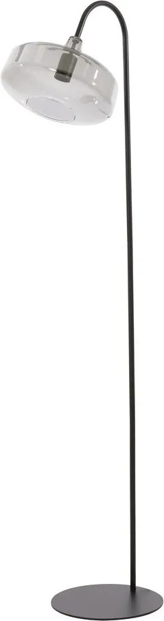 Černá stojací lampa (výška 160 cm) Solna – Light & Living