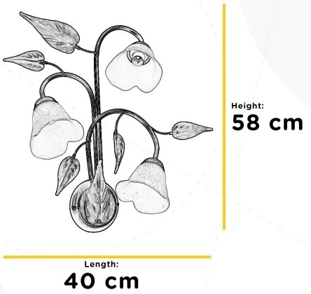 ONLI - Nástěnné svítidlo MIRANDA 3xE14/6W/230V