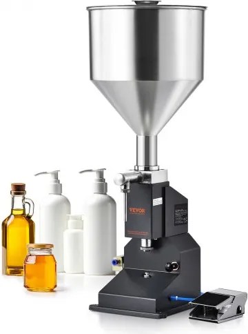 Pneumatický stroj na plnění pasty, 5-50 ml lahví