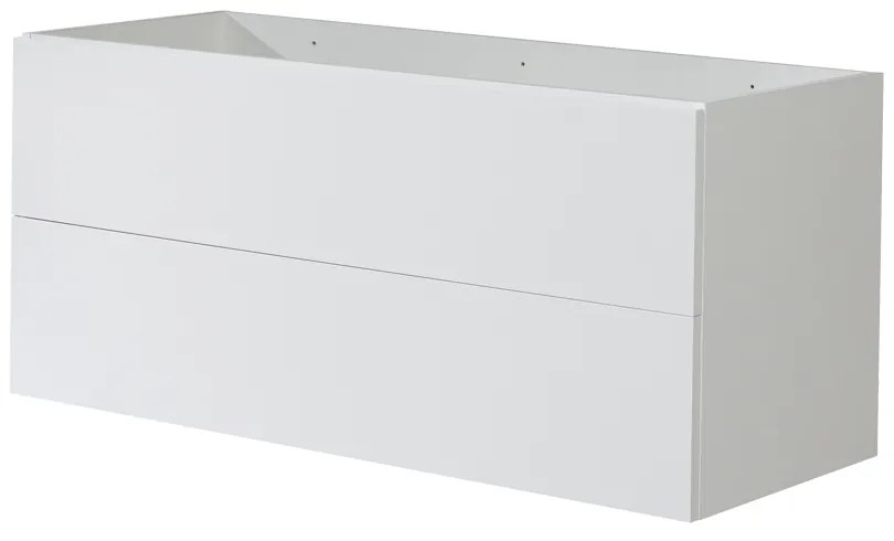Mereo Mereo, Aira, koupelnová skříňka 121 cm, bílá, dub, šedá, CN713S