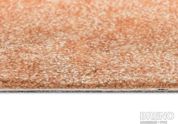 Breno Metrážový koberec SERENADE 313 (Ecoluxe) teplý oranžový melír s leskem, šíře 300 cm, Oranžová