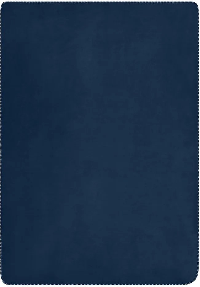 Daiber Teplá přikrývka s kožíškem 130x180 cm JN955 - Vínová / natural